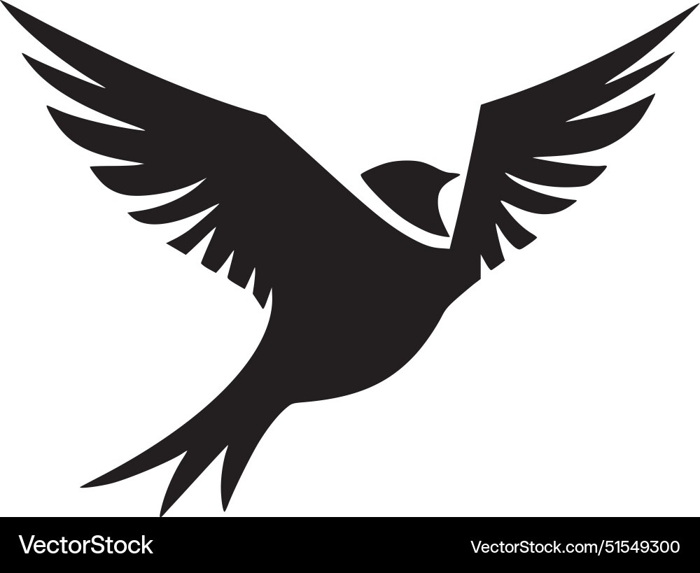 Petrel - black and white isolated icon Royalty Free Vector