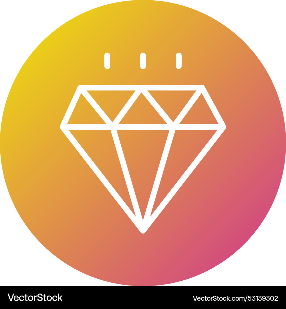 Gems icon design Royalty Free Vector Image - VectorStock