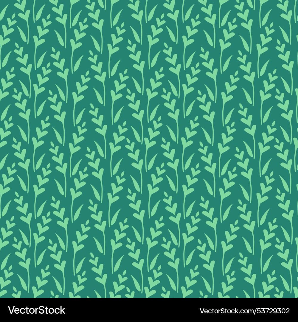 Seamless grass pattern Royalty Free Vector Image