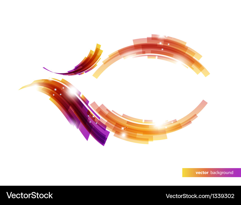 Vibrant Colourful Swirl Background Royalty Free Vector Image