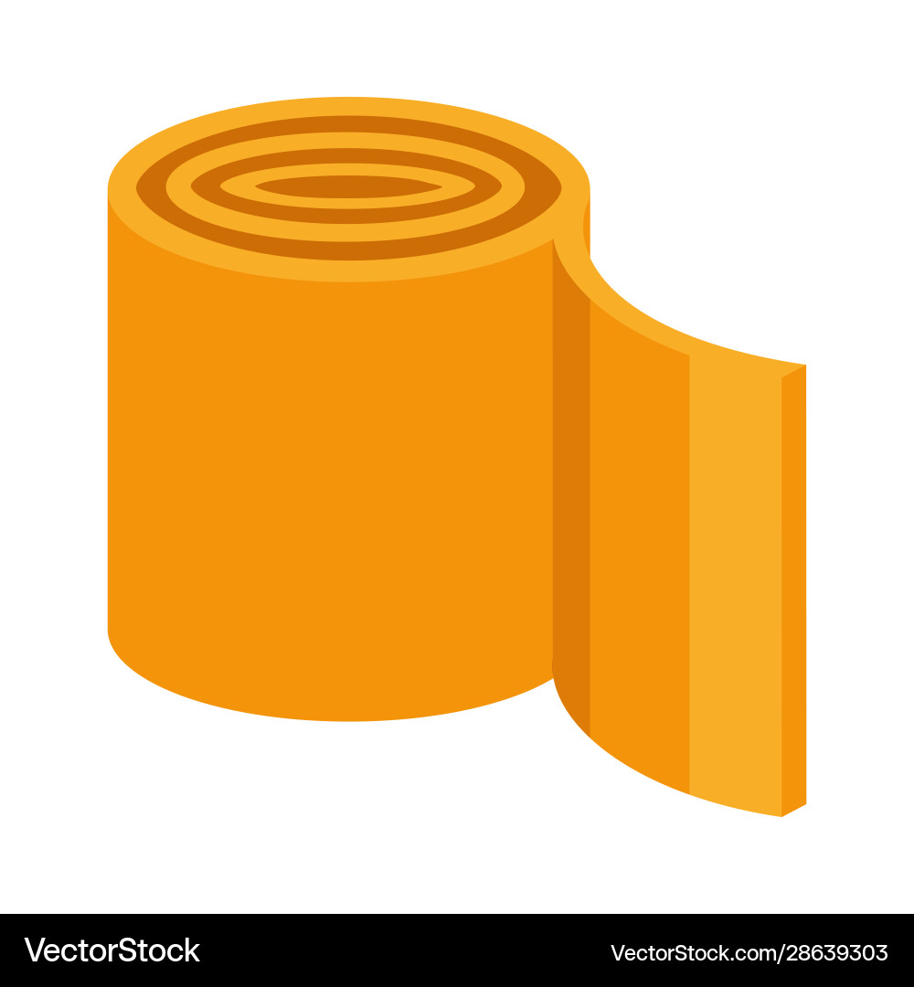 Insulation or wool building material glasswool Vector Image