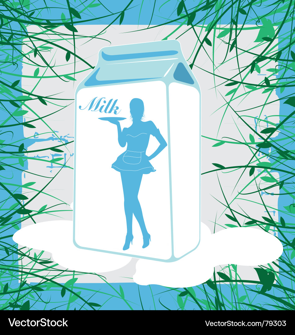 Milk Royalty Free Vector Image - VectorStock