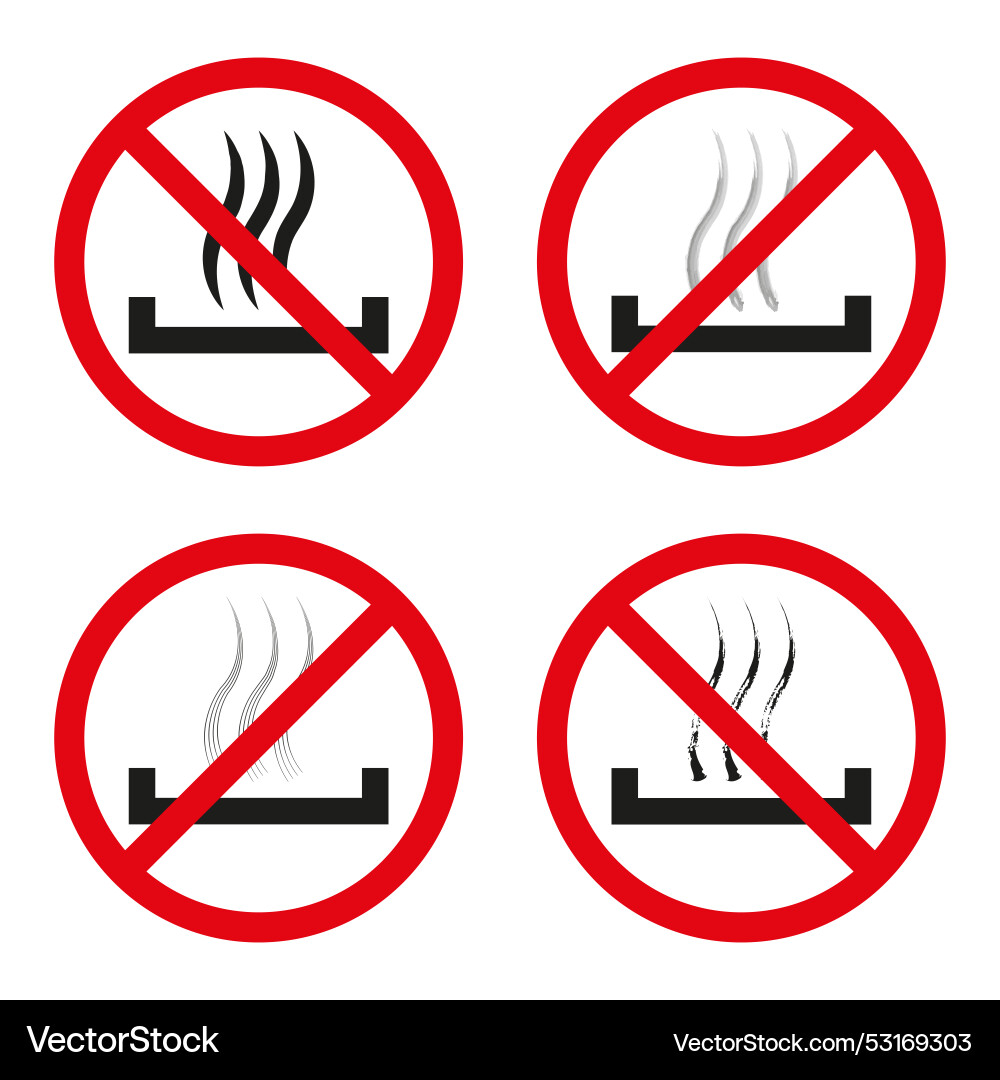 No hot surface sign heat warning prohibition Vector Image