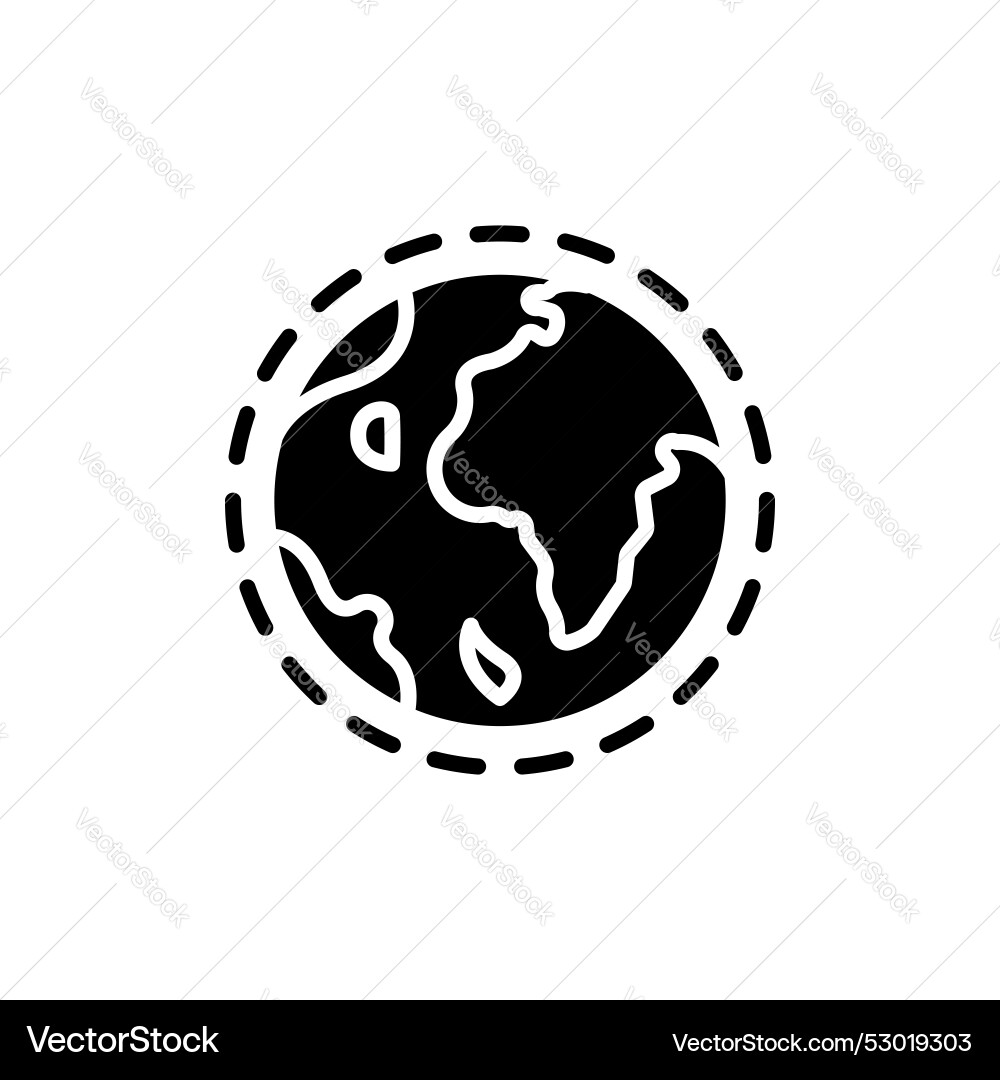 World icon set earth geography symbol globe Vector Image