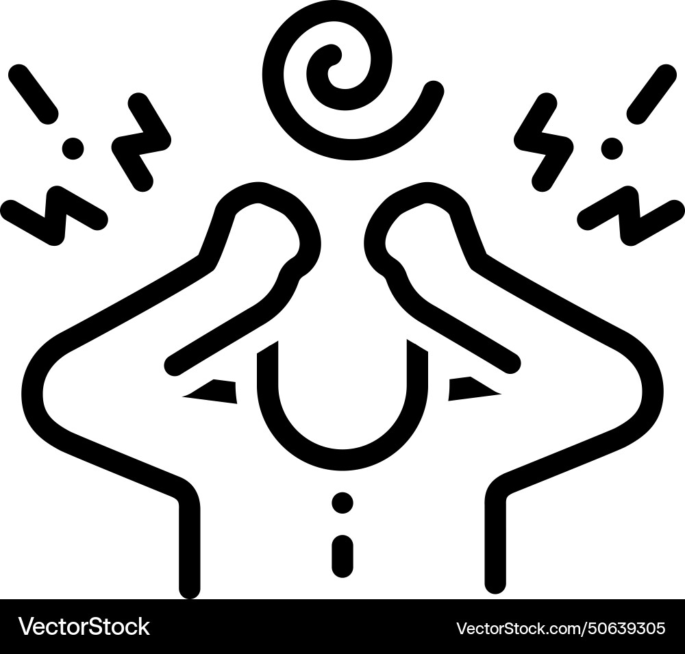 Panic attack Royalty Free Vector Image - VectorStock