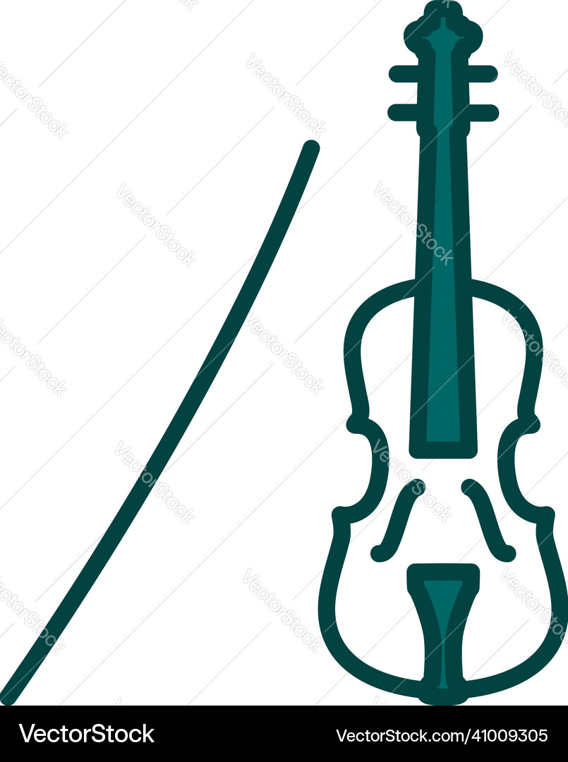 Violin icon Royalty Free Vector Image - VectorStock