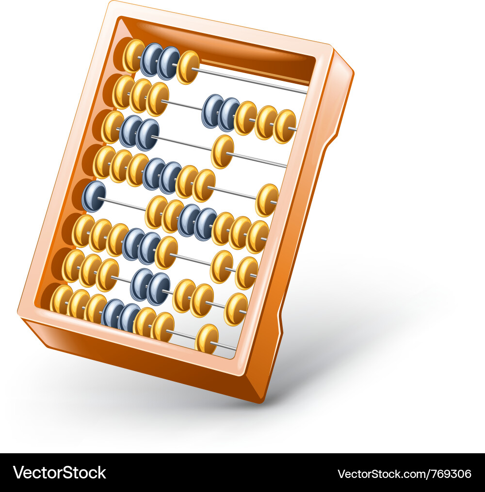 Abacus Royalty Free Vector Image - VectorStock