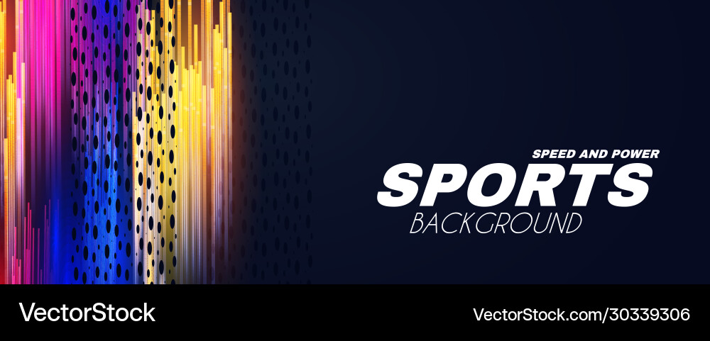 Abstract sport background with motion elements Vector Image