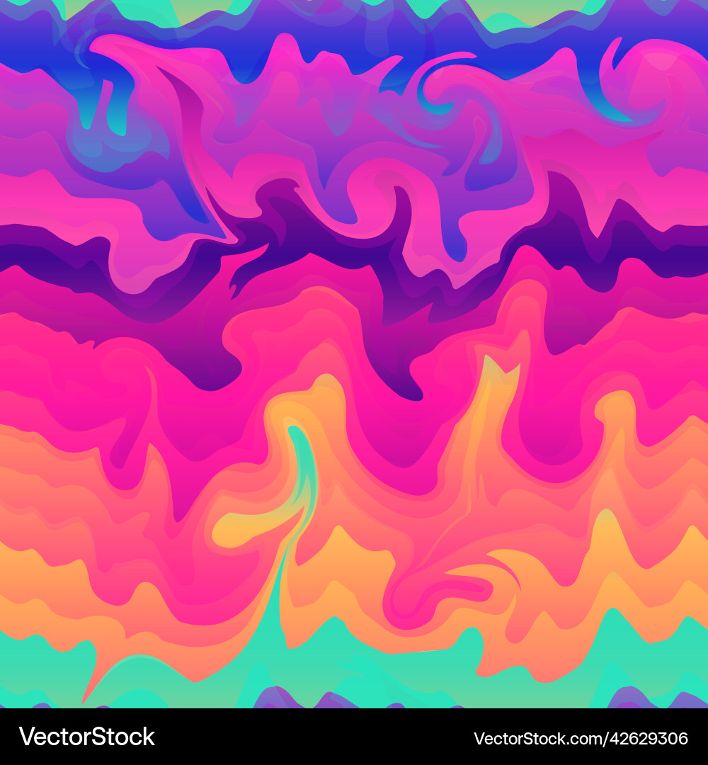 Abstract wave gradient seamless texture Royalty Free Vector