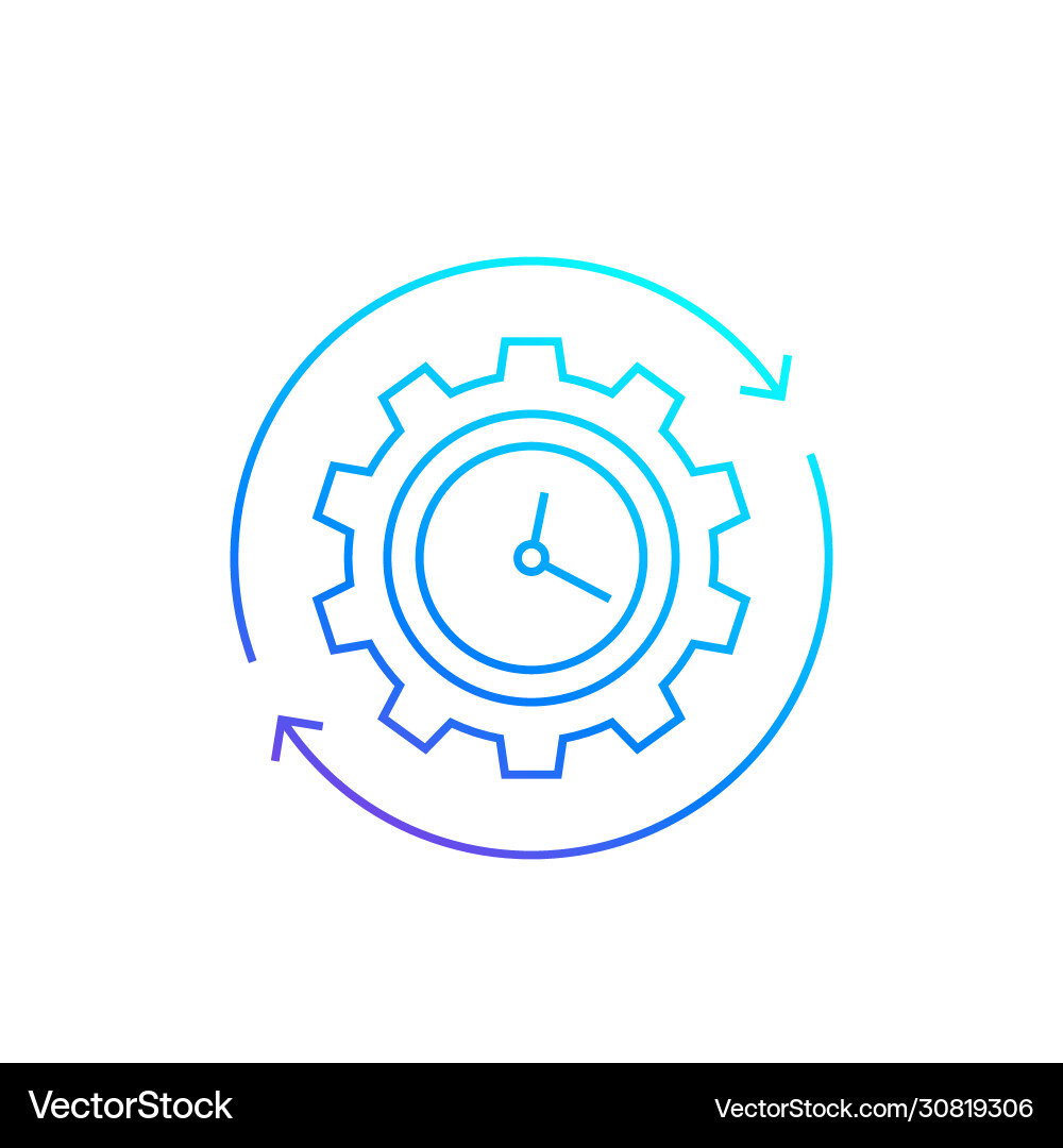 Productivity or efficiency Royalty Free Vector Image