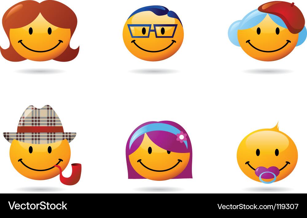 Emotions Royalty Free Vector Image - VectorStock