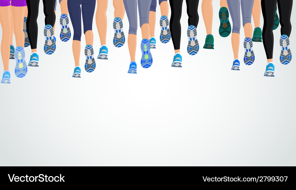 Run Typography Legs Vector Images (81)