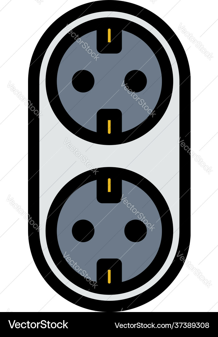 Ac splitter icon Royalty Free Vector Image - VectorStock