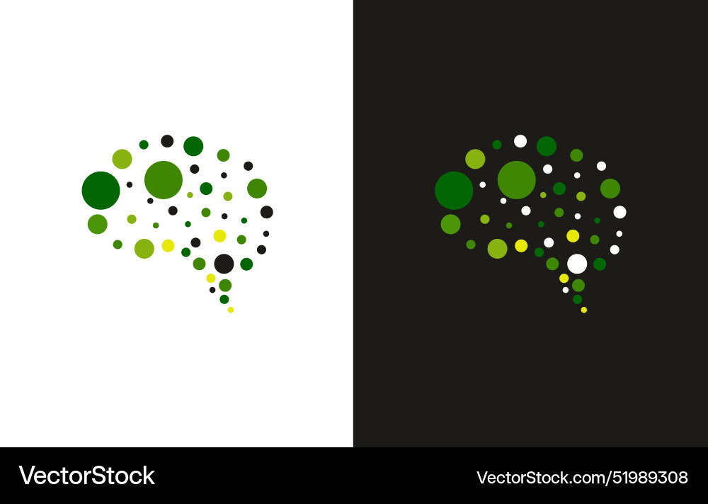 Mind logo template design Royalty Free Vector Image