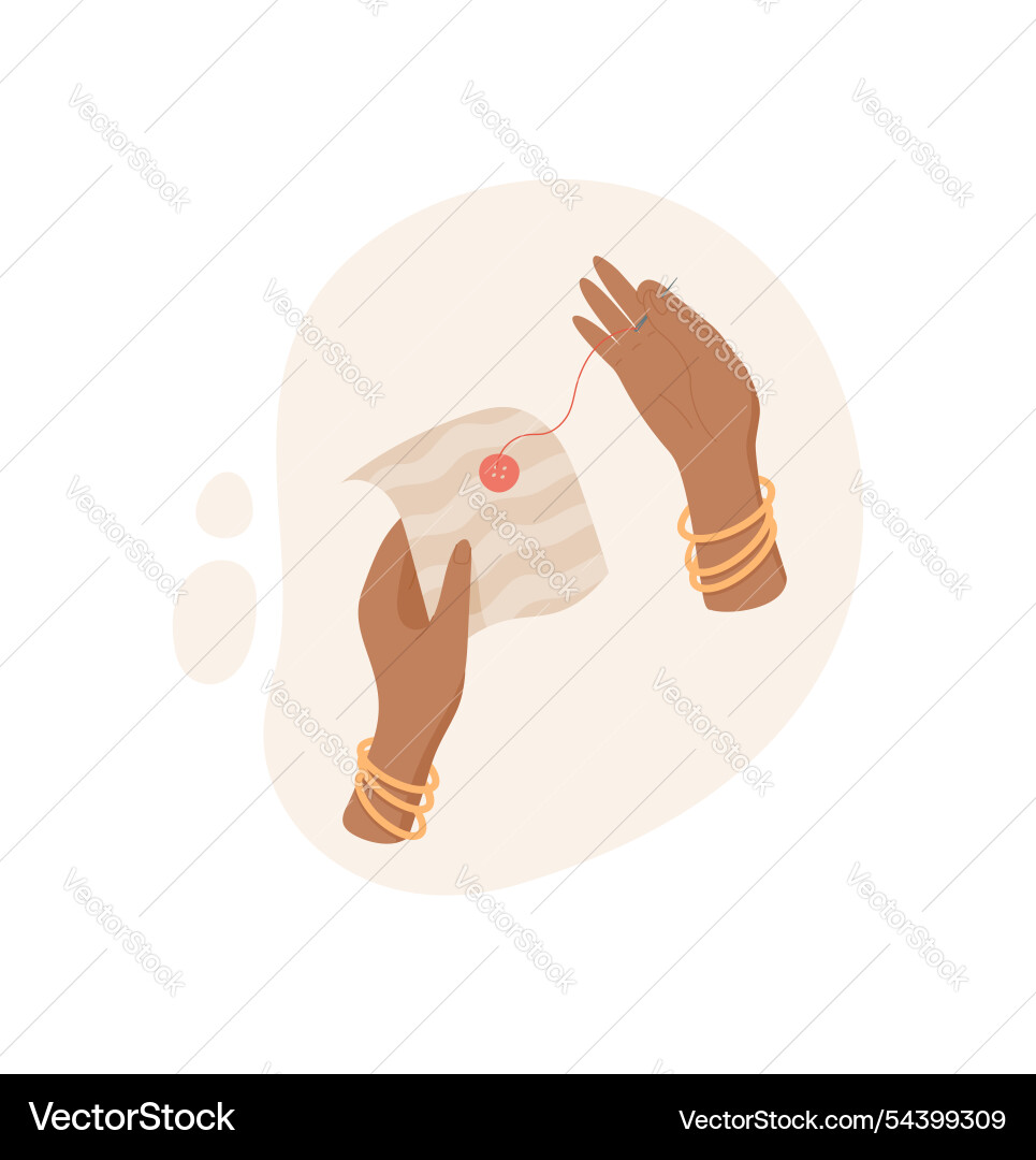 Hand sew icon Royalty Free Vector Image - VectorStock