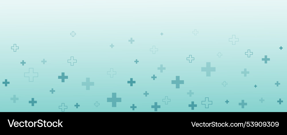 Medical background with blue cross pharmacy Vector Image