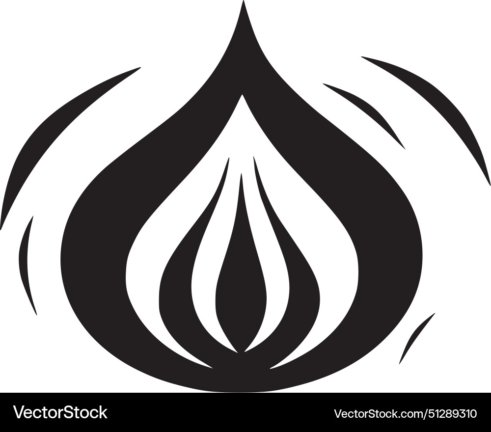 Water - minimalist and simple silhouette Vector Image