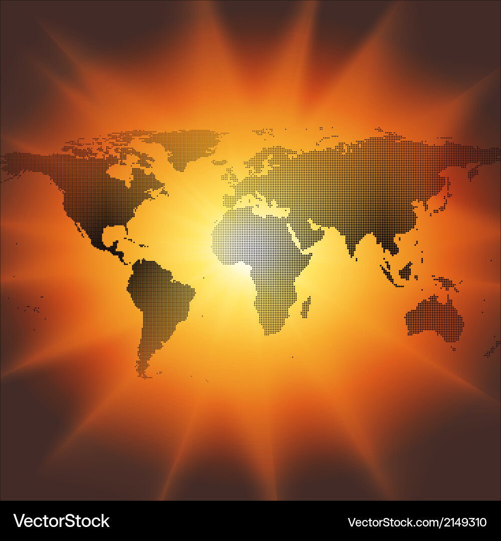 World map background Royalty Free Vector Image