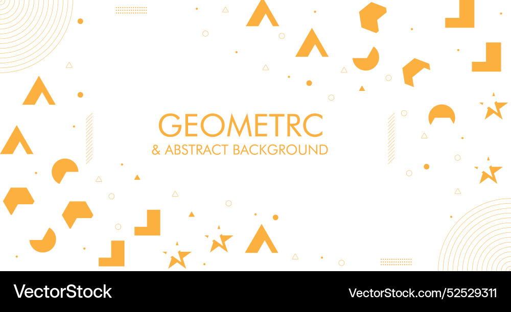 Creative geometric background design with graphic Vector Image