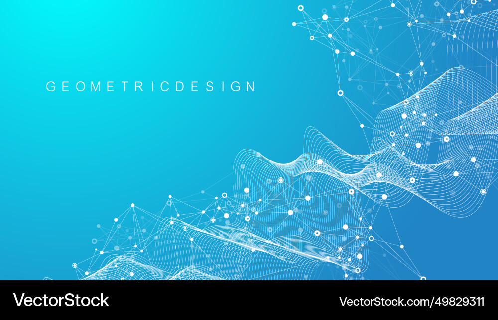 Global network connection banner design template Vector Image