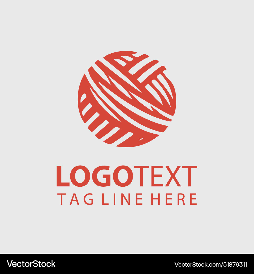 Knitting logo Royalty Free Vector Image - VectorStock