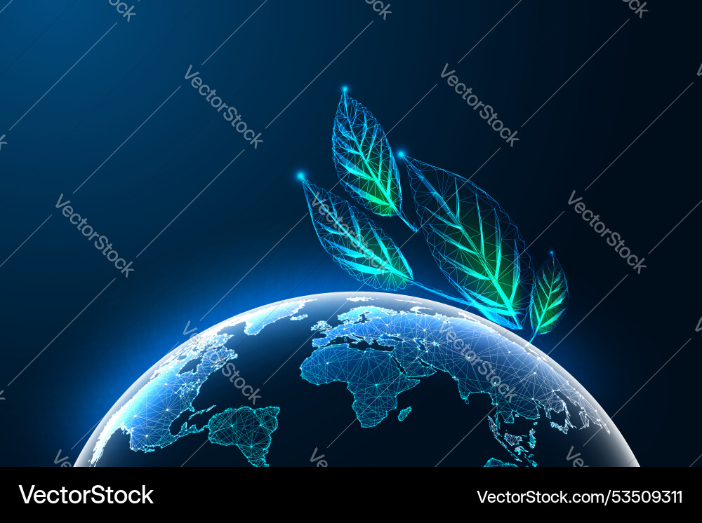 Sustainability eco-consciousness climate action Vector Image