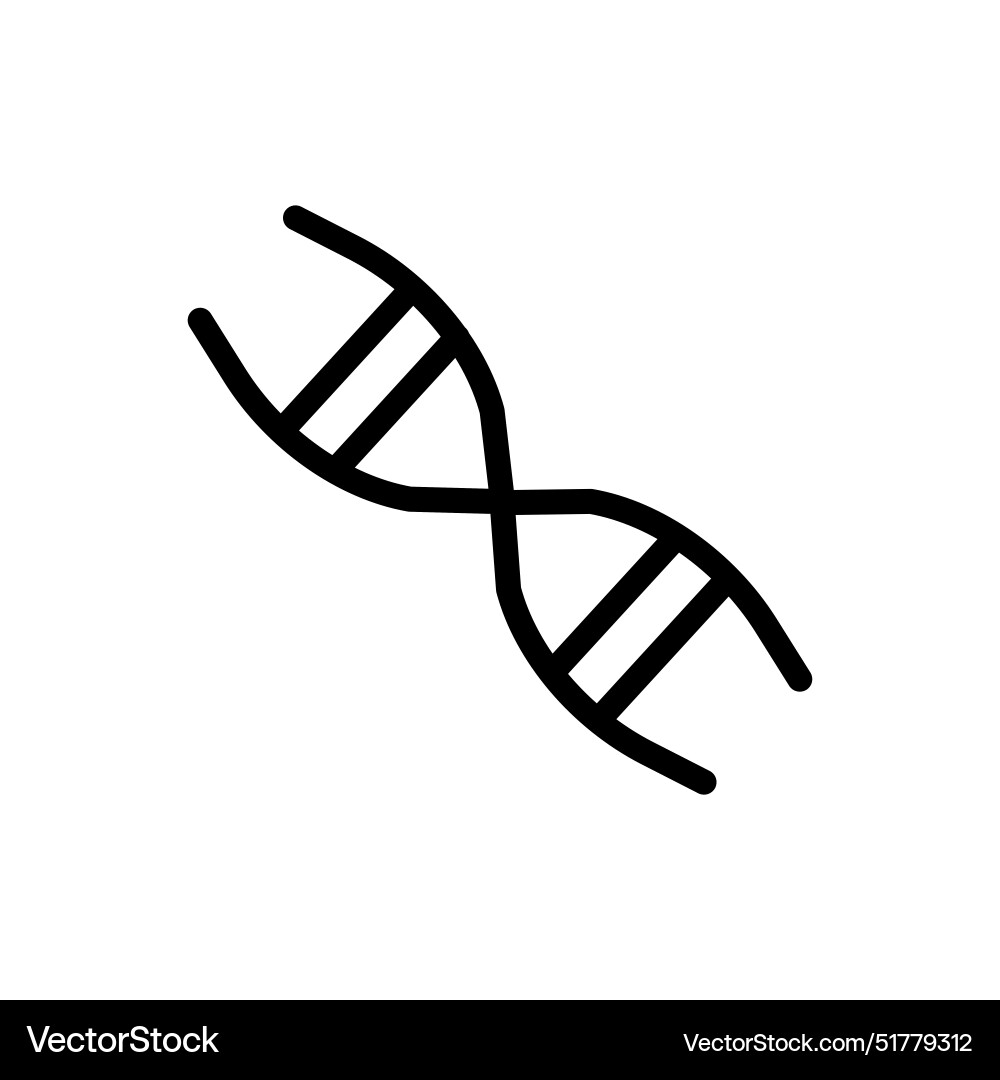Dna icon ideal for science and medical Royalty Free Vector