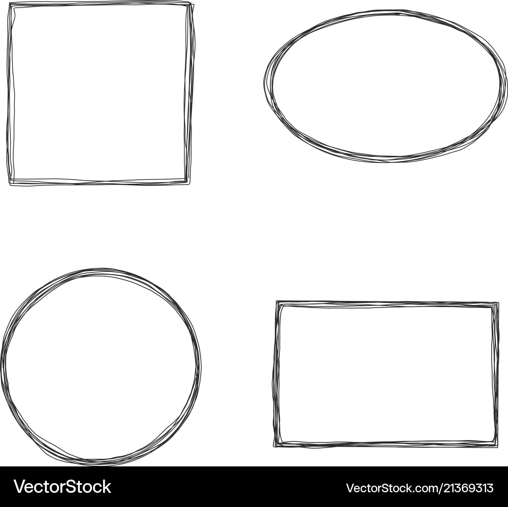 Collection of frames Royalty Free Vector Image