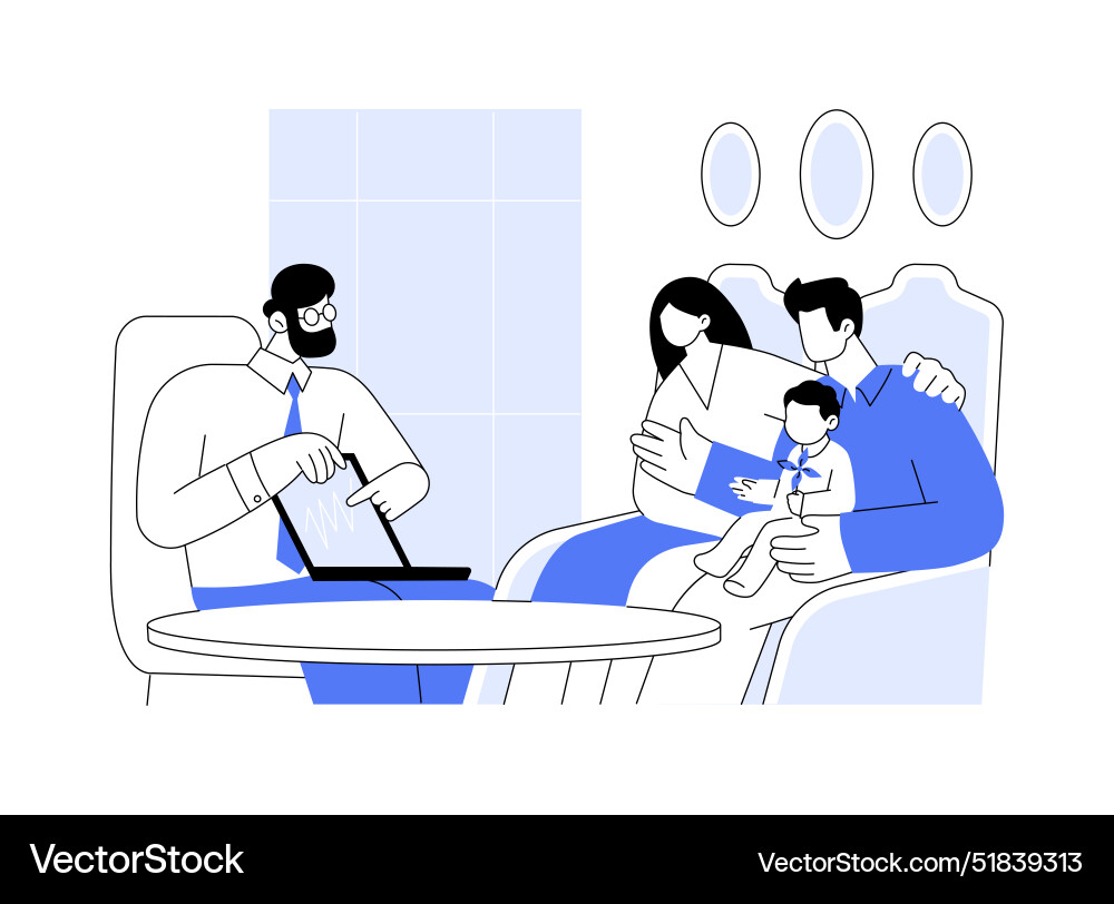 Trust fund abstract concept Royalty Free Vector Image