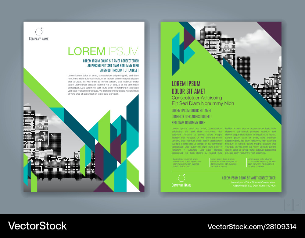 Cover annual report 1297 Royalty Free Vector Image