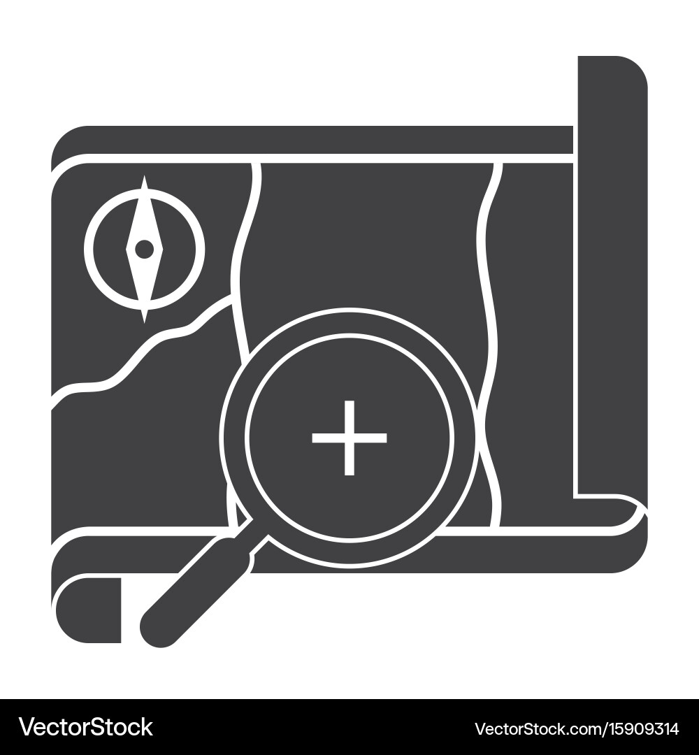 Local Exploration Icon Royalty Free Vector Image