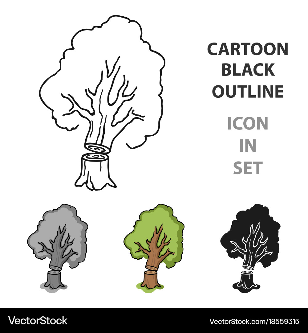 Cut Down Cartoon Trees Vector Images (over 120)