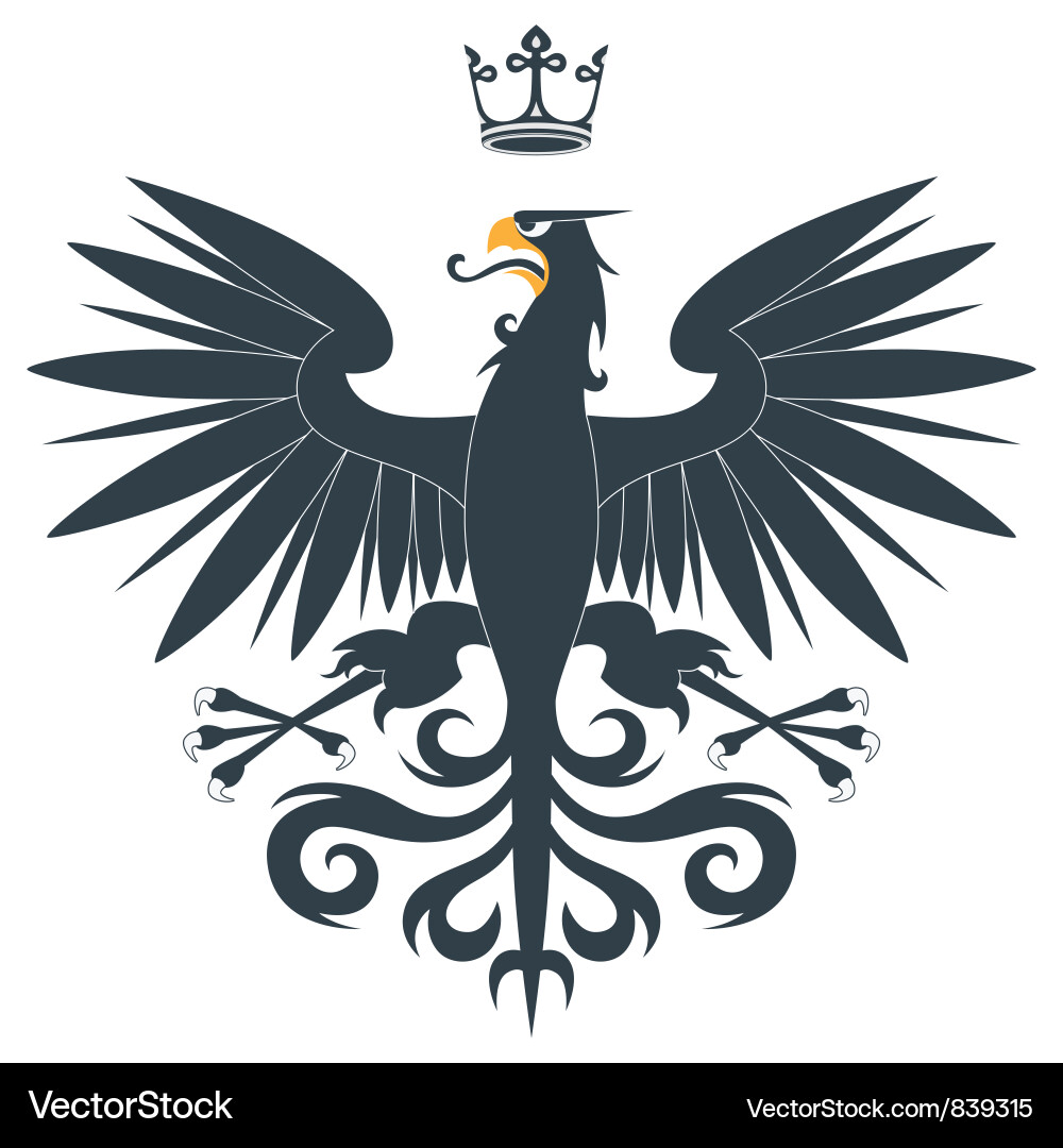 Heraldic eagle14 Royalty Free Vector Image - VectorStock