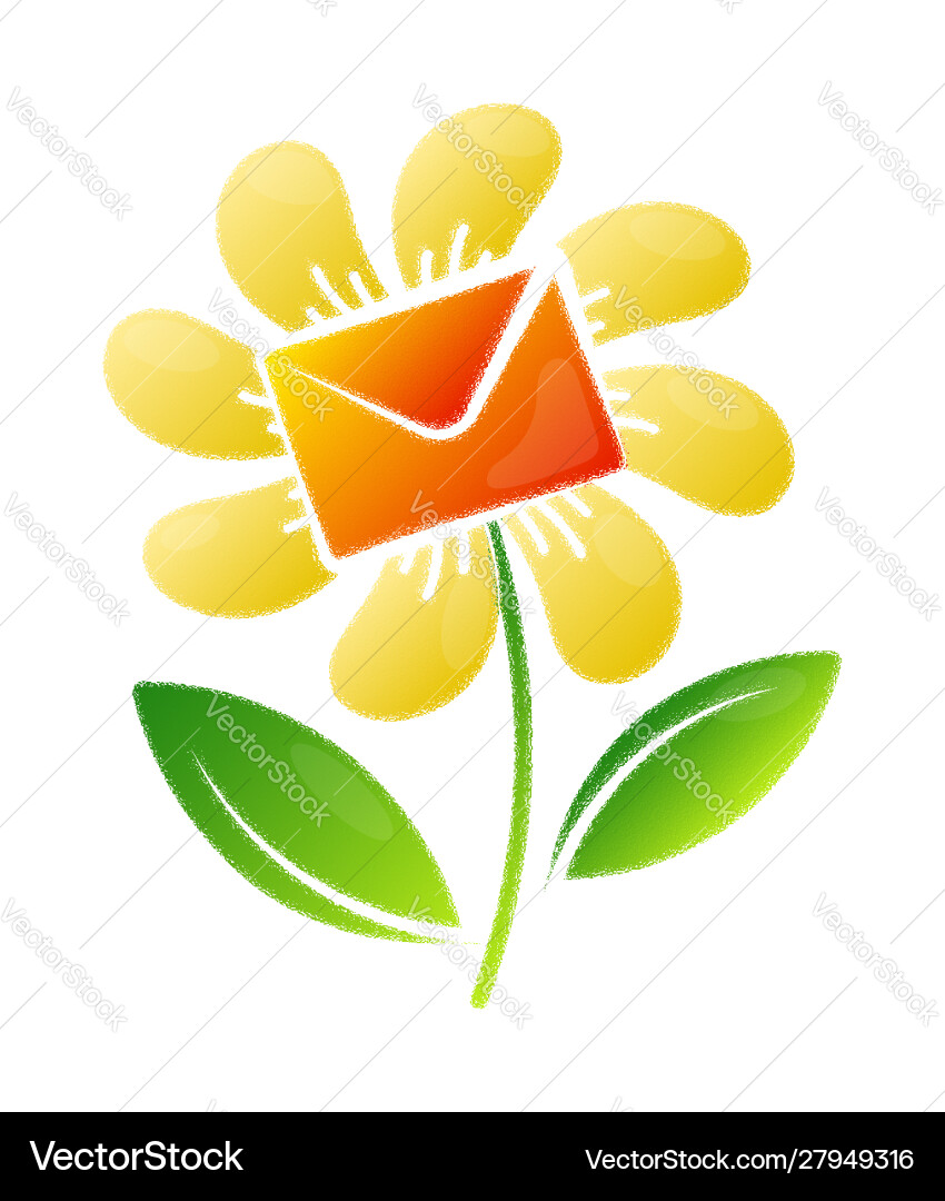 Flower delivery design Royalty Free Vector Image