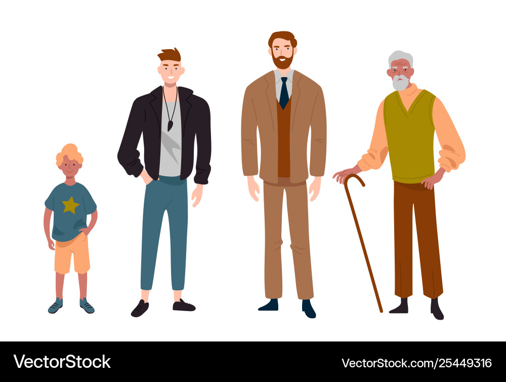 Generational People Royalty Free Vector Image - VectorStock