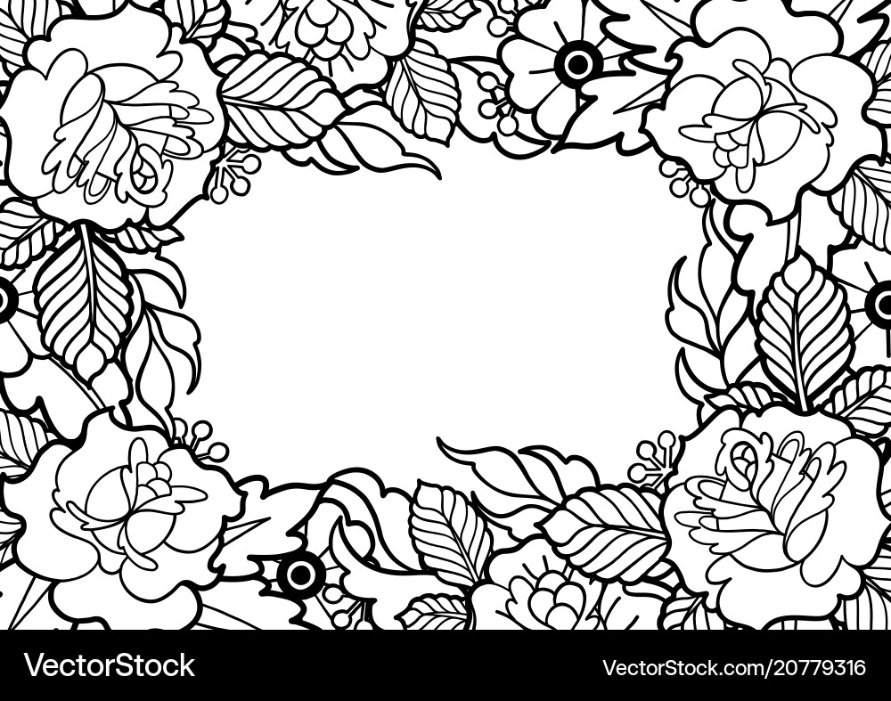 Graphic floral design Royalty Free Vector Image