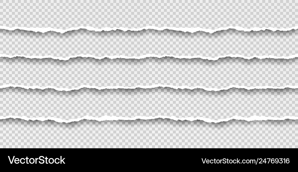 Torn Paper Stripes Texture Royalty Free Vector Image