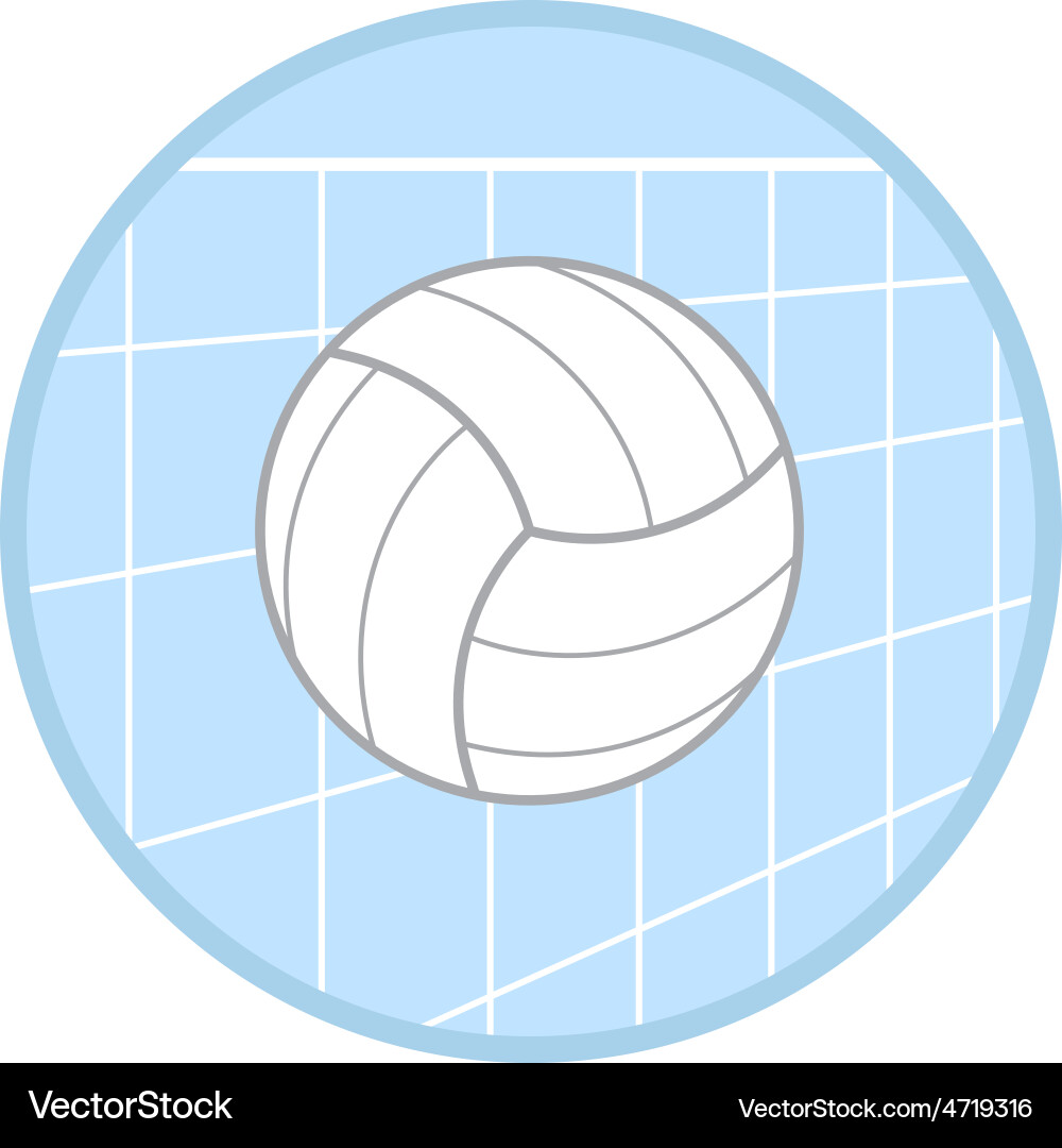Volleyball icon Royalty Free Vector Image - VectorStock