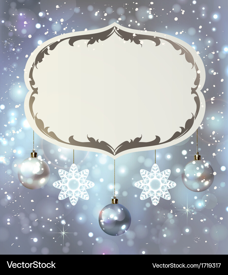 Christmas poster Royalty Free Vector Image - VectorStock