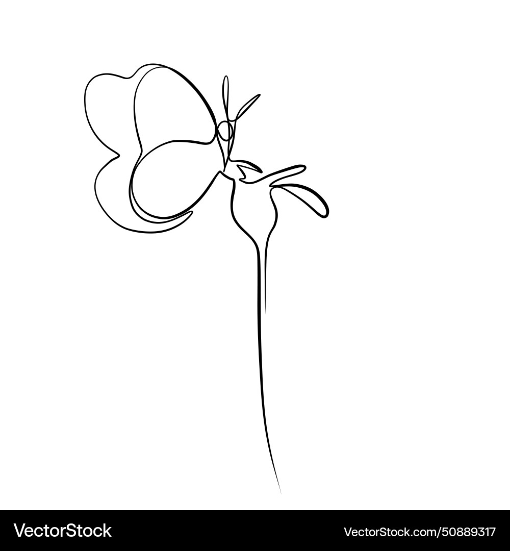 Continuous drawing of lines line art Royalty Free Vector