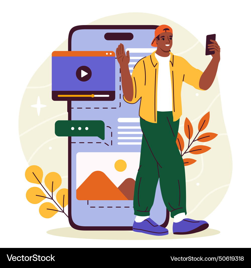 Content creation concept Royalty Free Vector Image