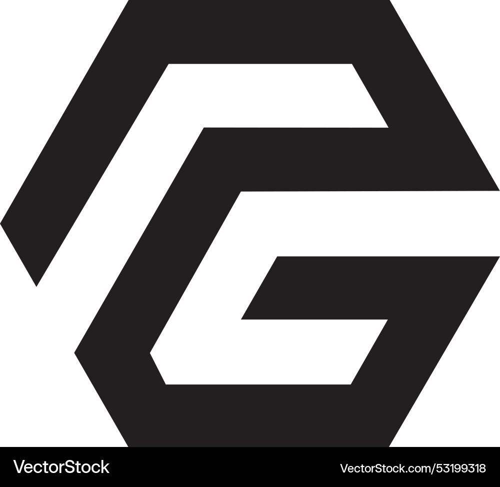 Pg logo Royalty Free Vector Image - VectorStock