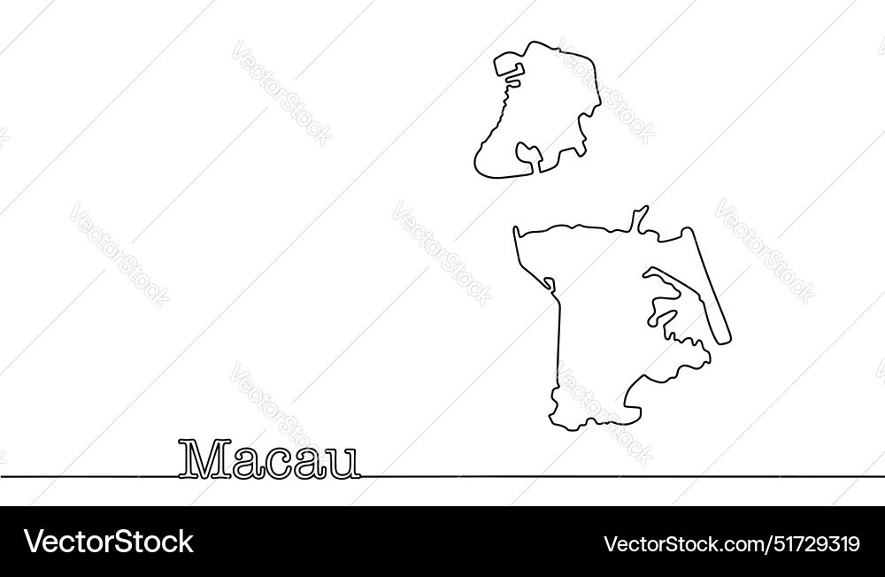 Macau Royalty Free Vector Image - VectorStock