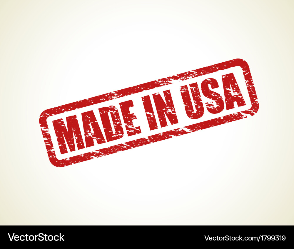 Made in usa stamp Royalty Free Vector Image - VectorStock