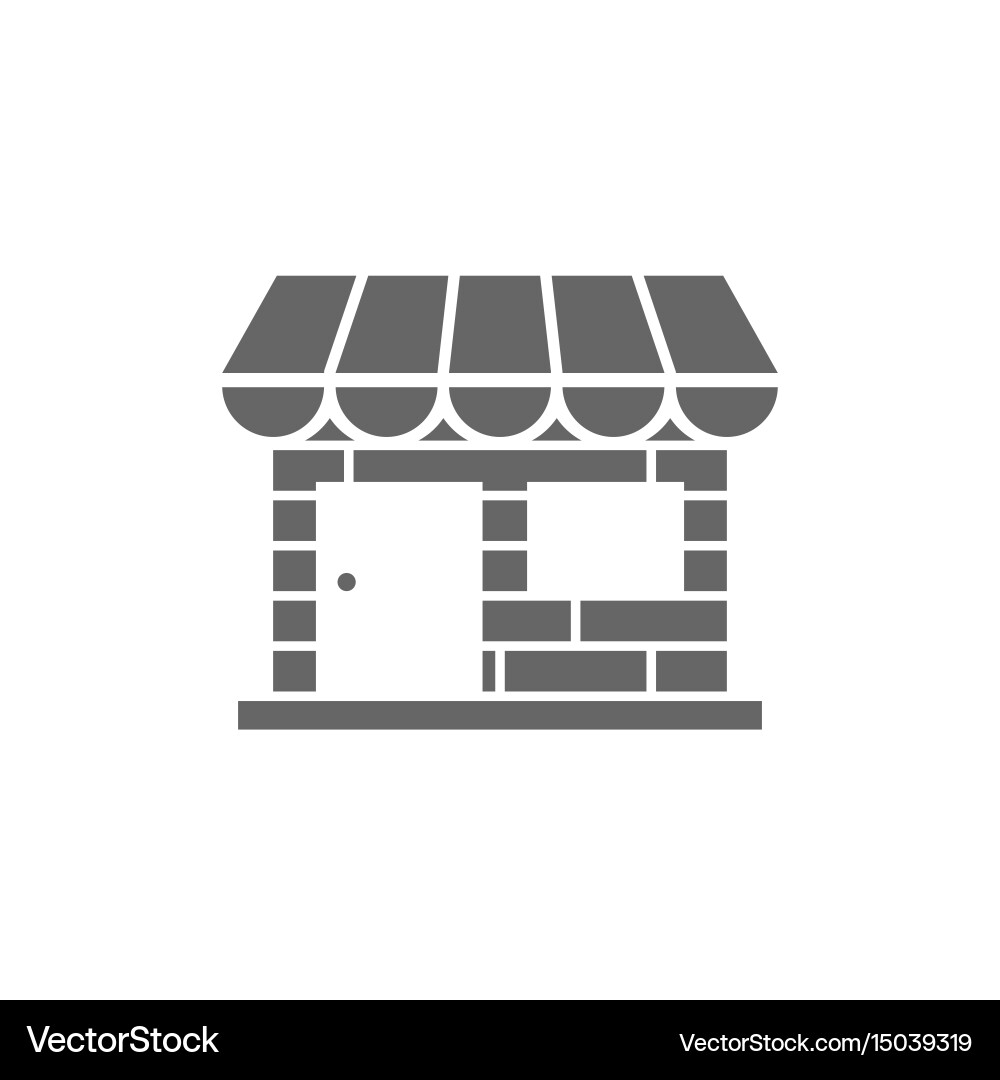 Store front icon Royalty Free Vector Image - VectorStock