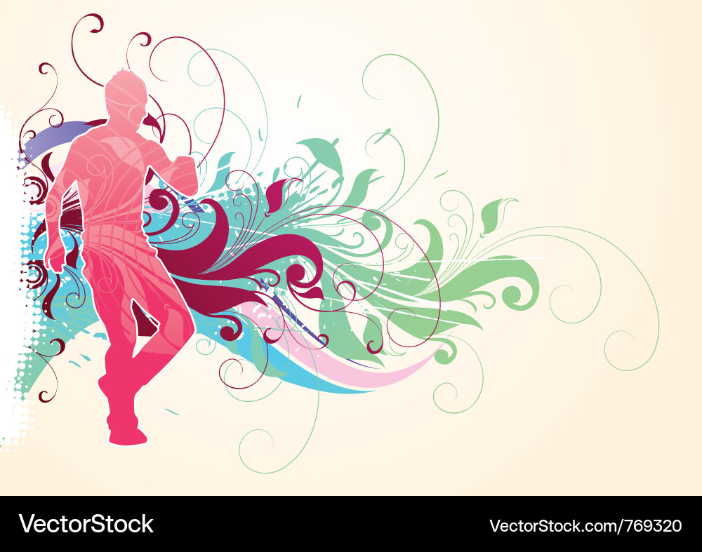 Abstract sports background Royalty Free Vector Image