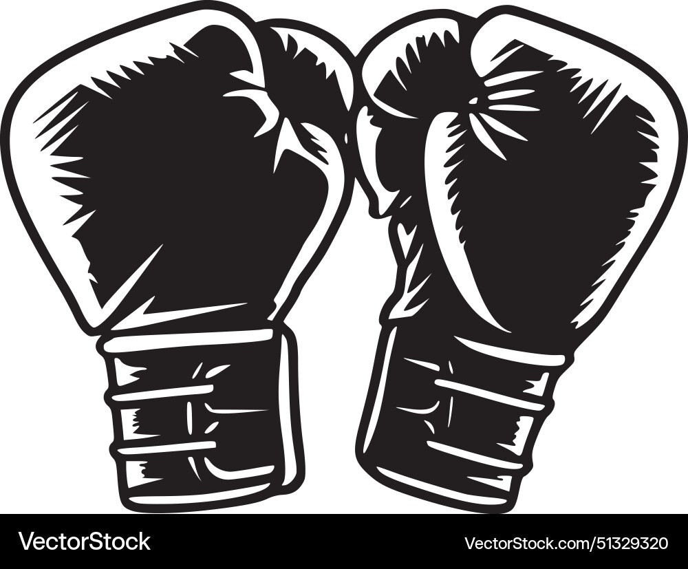 Boxing gloves - high quality logo ideal Royalty Free Vector
