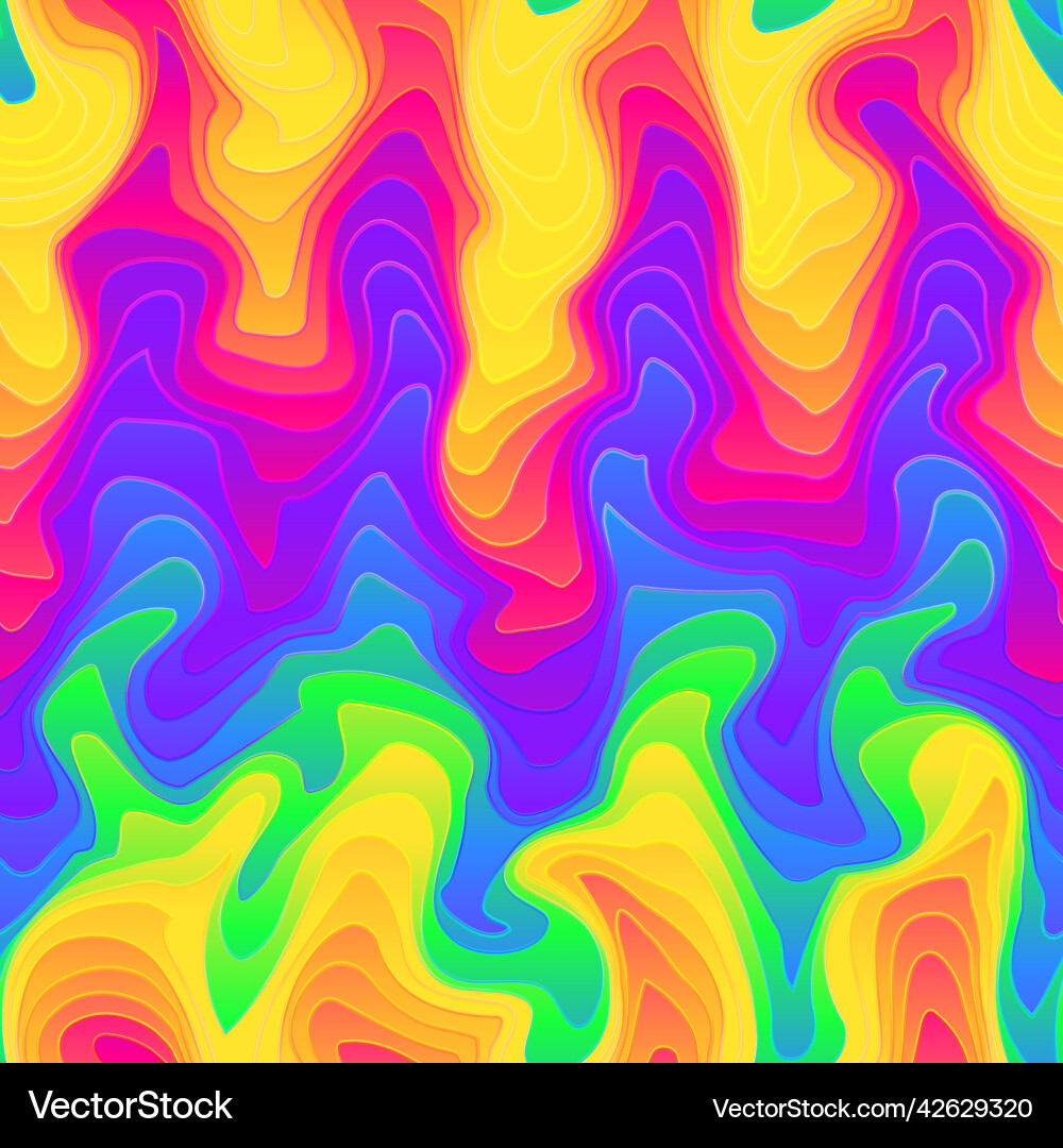 Colored distortion lines seamless texture Vector Image