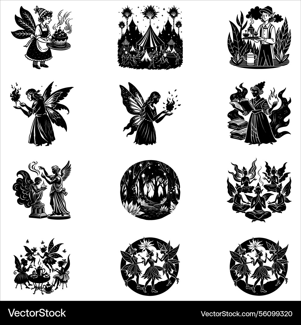 Fairy smoking weed Royalty Free Vector Image - VectorStock