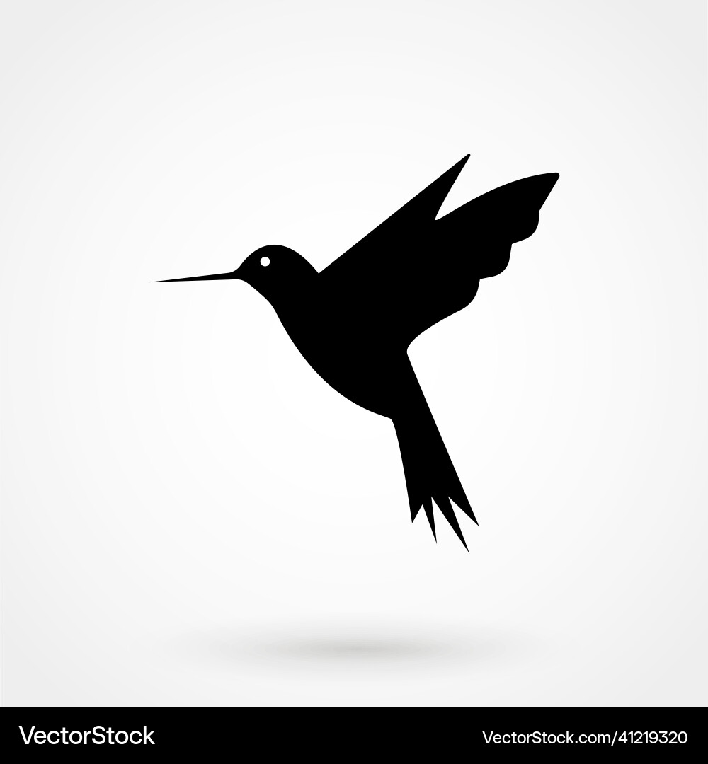 Hummingbird icon Royalty Free Vector Image - VectorStock
